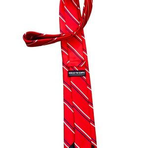 Accessories | Rebelde Rbd Tie Red Striped Pattern Necktie Elite Way ...